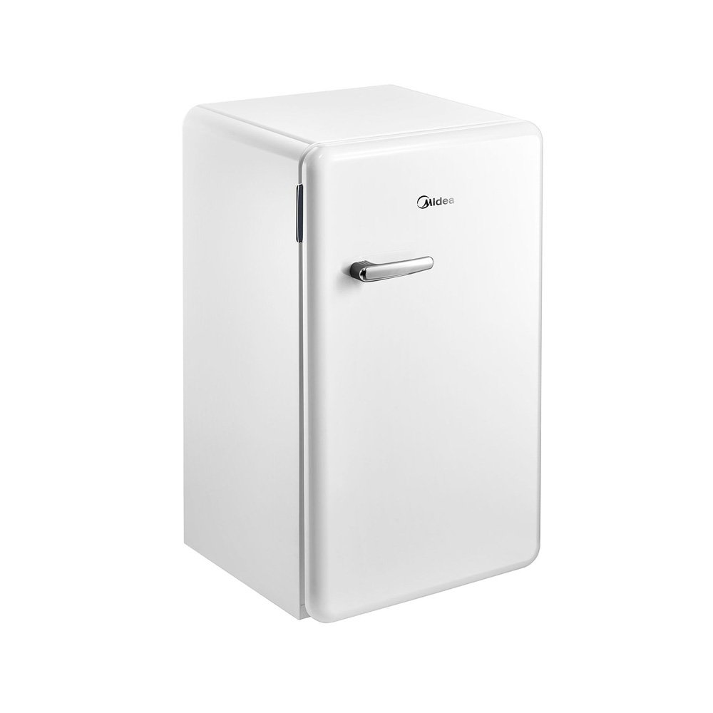 Midea MDRD142SLF01 Μονόπορτο Ψυγείο Retro Λευκό | Κασελάκης Ηλεκτρικές ...