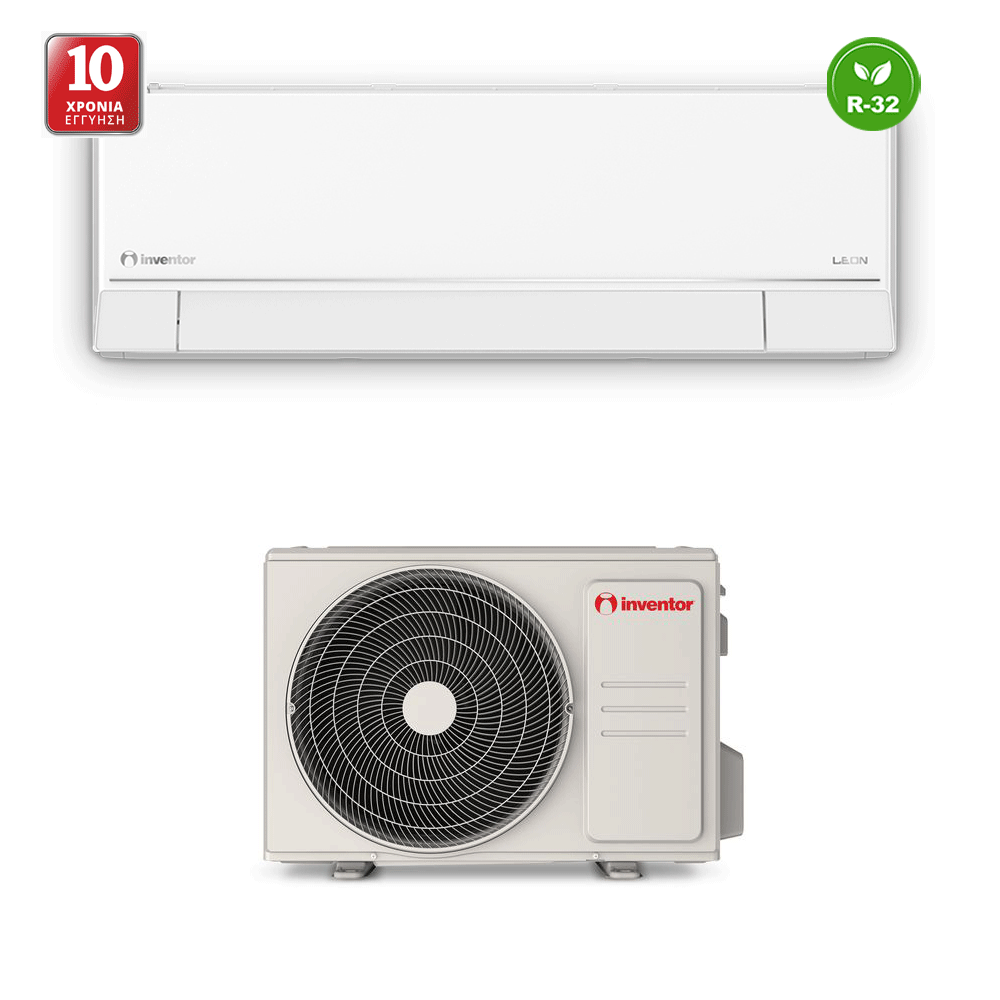 Inventor Leon LEUVI-12WFI-LEUVO-12 Κλιματιστικό Inverter 12.000 BTU A ...