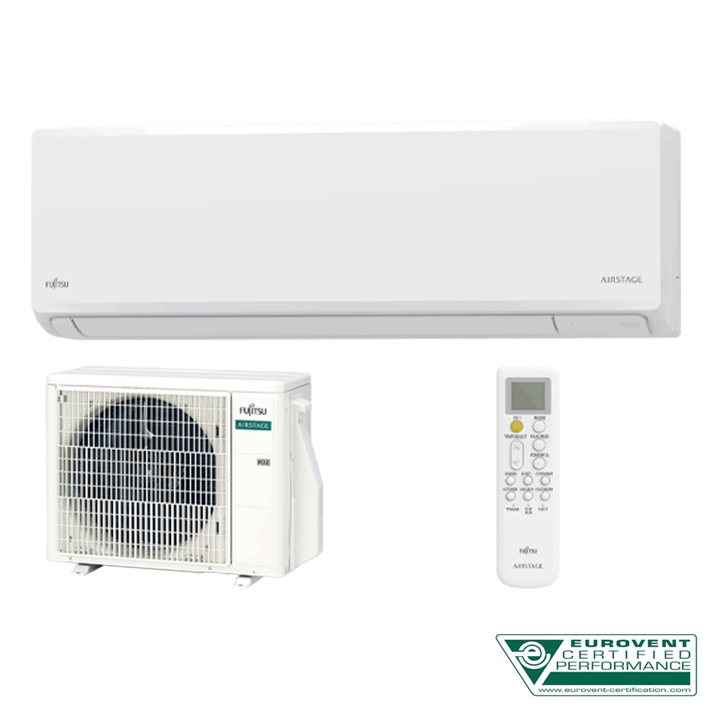 Fujitsu ASEH12KNCA/AOEH12KNCA Κλιματιστικό Eco Series – KN 12000 BTU ...