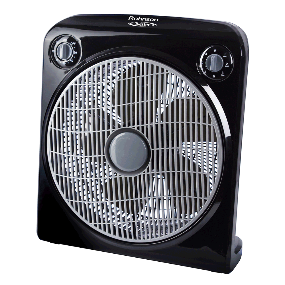 Rohnson R-8200 Twister Ανεμιστήρας Box Fan 30cm | Κασελάκης Ηλεκτρικές ...